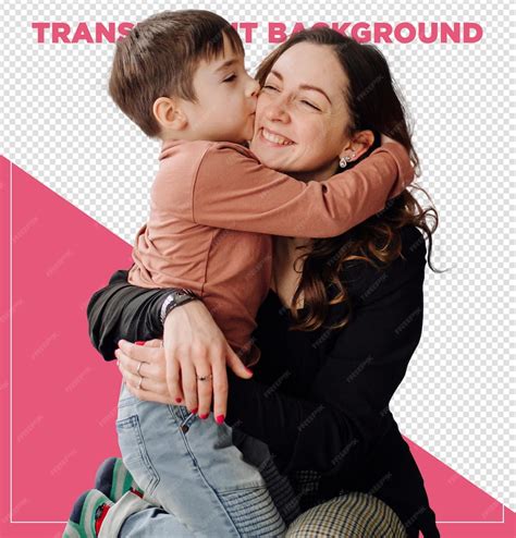 Premium Psd Mothers Day Happy Mother Hugging Son