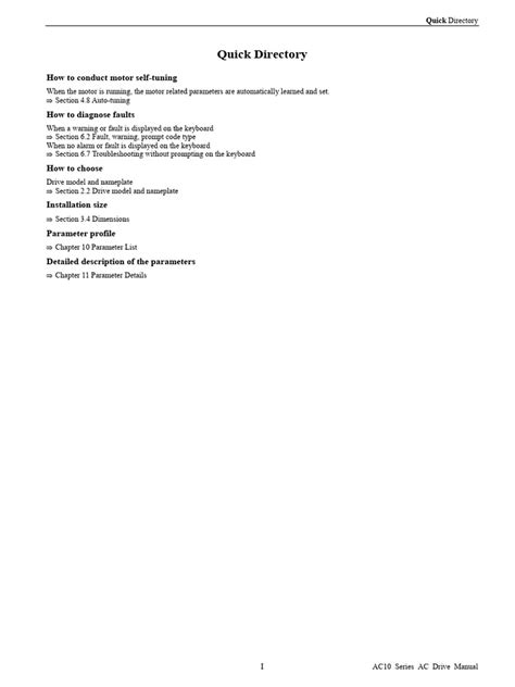 Ac10 Frequency Ac Drive Manual V17 Pdf Power Supply Safety