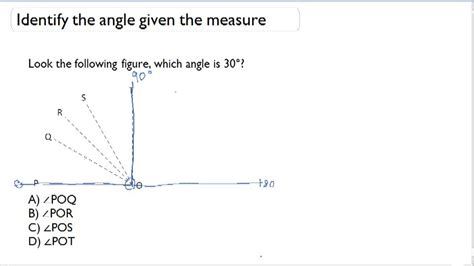 Identifying The Angle Given The Measure Video Geometry CK 12 Foundation