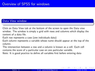 Spss Presentation Pdf
