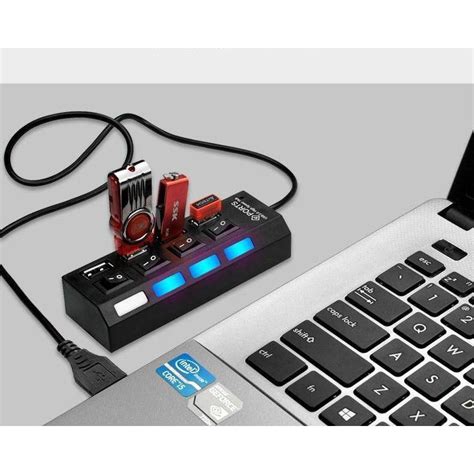 Usbハブ Usb2 0 Hub 4ポート 7ポート スイッチ付き 高速 データ転送 480mbps ドッキングステーション リチウム バスパワー パ プラスナオyahoo 店 通販
