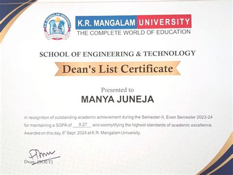 Achievement Btech Engineering Ai Machinelearning Growthmindset