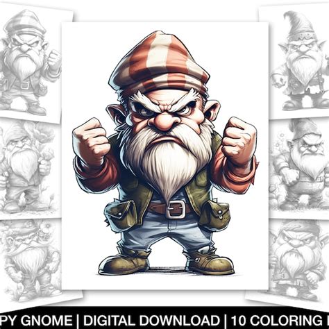 Grumpy Garden Gnome Etsy