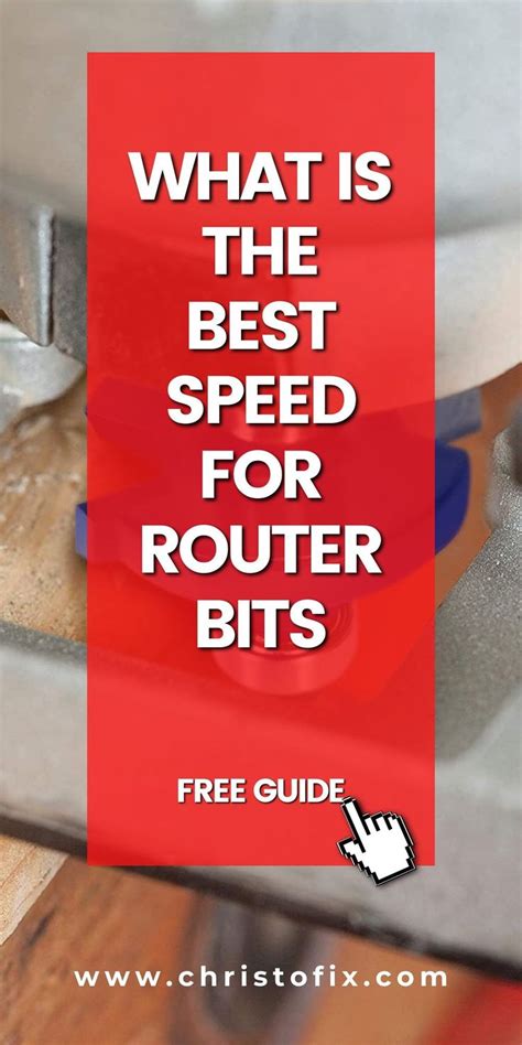 What Is The Best Speed For Router Bits Router Speed Chart Router Woodworking Router Bits