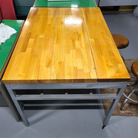 나무 책상작업다이 팝니다 당근 중고거래