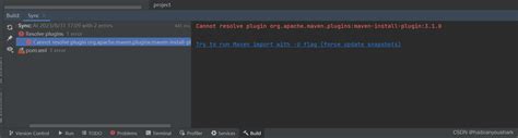 已解决idea Cannot resolve plugin org apache maven plugins maven install
