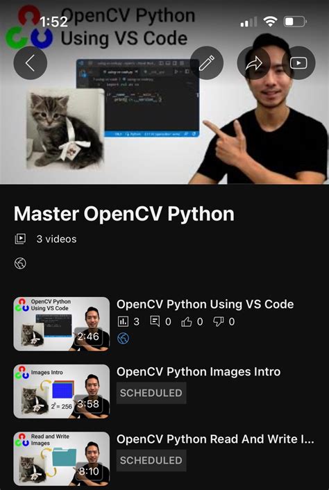 Kevin Wood On Linkedin Learn Opencv In Python Fast Playlist Just Started Today Subscribe To Get