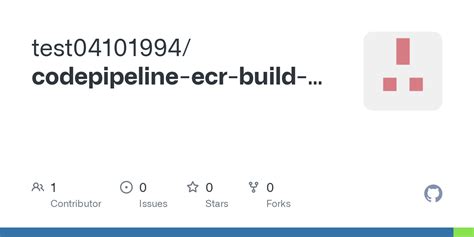 GitHub Test Codepipeline Ecr Build Sf Execution Main