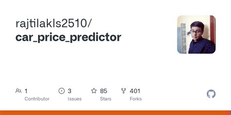 Pull Requests Rajtilakls Car Price Predictor GitHub
