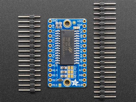 Adafruit 16x8 Led Matrix Driver Backpack Ht16k33 Breakout Kiwi Electronics