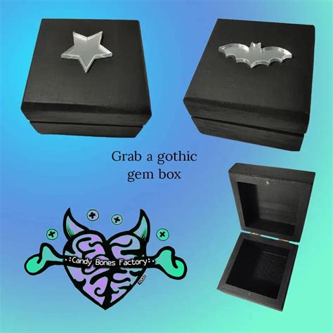 Candy Bones Factory Small Wooden Jewellery Box Up For Grabs Dm
