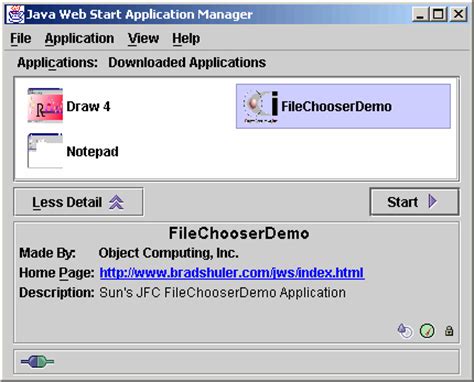 Deploying Applications With Java Web Start Object Computing Inc