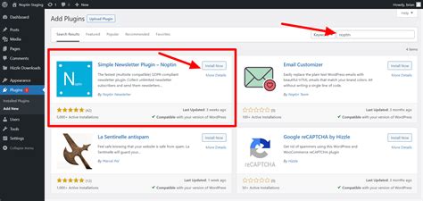 How To Install The Noptin Newsletter Plugin Noptin Documentation