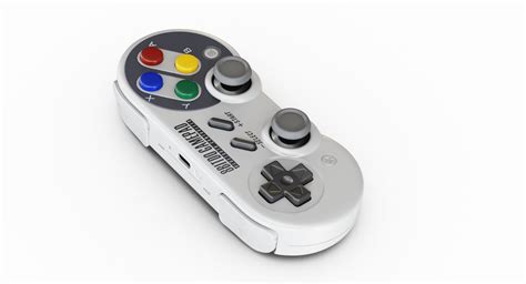 8 Bitdo Gamepad Sf30 Pro Controller Modelo 3d 39 Max Fbx Obj Free3d