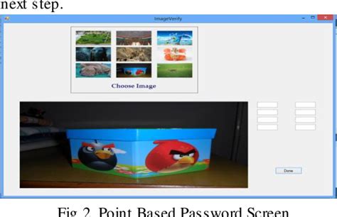 Figure 2 From Modified Security Algorithm Using Point Based Picture Password And Encrypted Pin