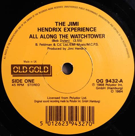 The Jimi Hendrix Experience All Along The Watchtower 7inch — Dear Vinyl