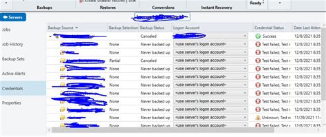 backup exec 20 6 nas cifs shares test credential vox