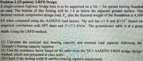 solved problem 3 25 points lrfd design a single column