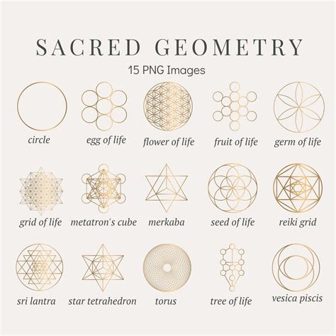 Gold Sacred Geometry High Resolution Png Images Etsy Artofit