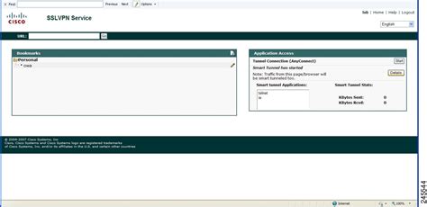 Cisco IOS SSL VPN Smart Tunnels Support Support Cisco Systems