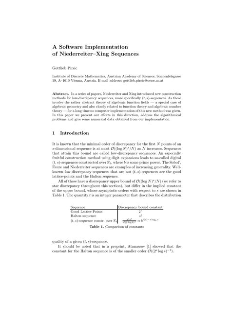 Pdf Monte Carlo And Quasi Monte Carlo Methods 2000