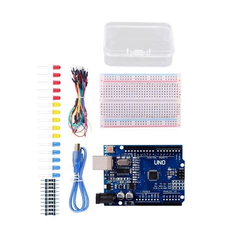 Kit Uno R3 Compatible Con Arduino Eo Safe Imports Esi 10753 Multicolor