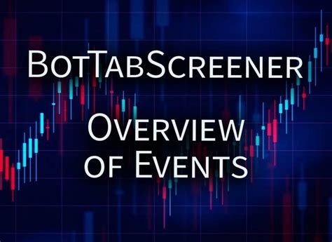 overview of events in bottabscreener — os engine