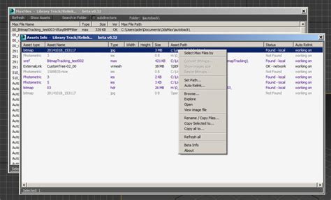 Scripts MaxScript Track Relink Tracking