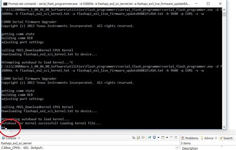 CCS TMS320F280049C SCI Custom Bootloader On F280049C ControlCARD