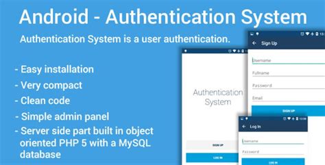 Android Authentication System Clean Codz