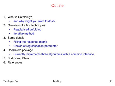 PPT RooUnfold Unfolding Framework And Algorithms PowerPoint Presentation ID