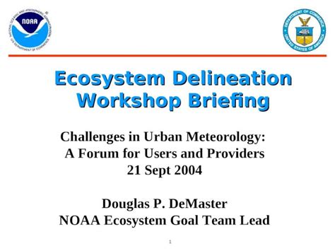 Ppt Ecosystem Delineation Workshop Briefing Dokumen Tips