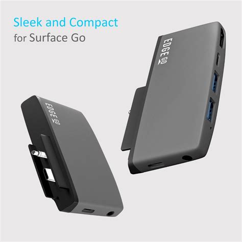 Edge Go Multifunction Usb C Hub For Microsoft Surface Go Tablet