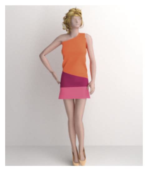 comparison results of image based virtual try on a input image b