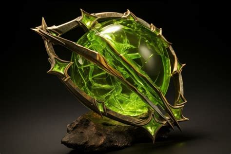 Bright Peridot Chaos Symbol Generate Ai