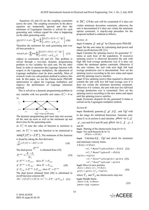 solving unit commitment problem using chemo tactic pso de optimization algorithm combined with