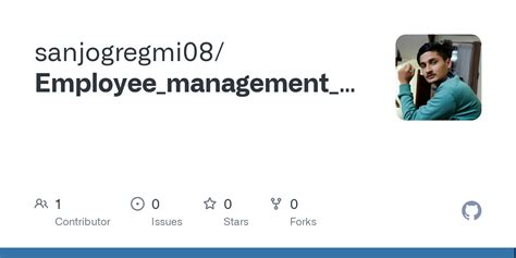 Github Sanjogregmi08employeemanagementsystem