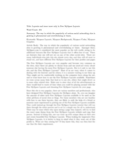 Solution Layouts And Some More Only In Free Myspace Layouts Studypool Solution Layouts And Some More Only In Free Myspace Layouts Studypool