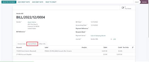 Anglo Saxon Accounting In Odoo Accounting Odoo V Enterprise Edition Book