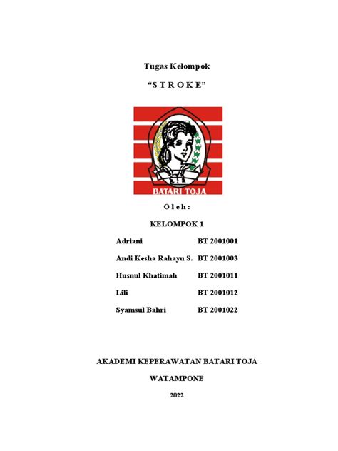 Laporan Stroke Bu Mega Klp 1 Pdf