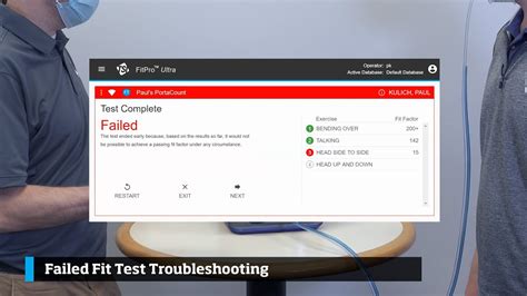 Failed Fit Test Troubleshooting YouTube