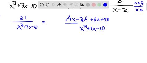 ⏩solveddecompose The Given Rational Function Into Partial Numerade