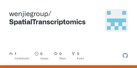 Github Wenjiegroupspatialtranscriptomics