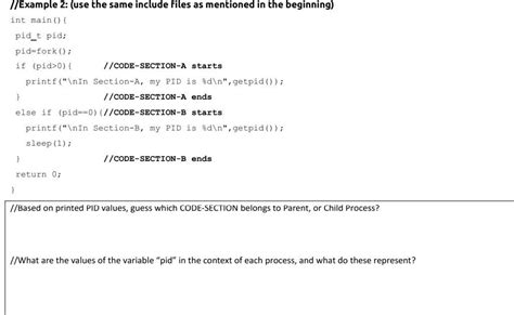 Solved Example 2 Use The Same Include Files As
