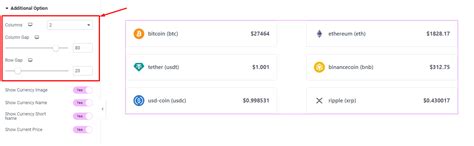 How To Use Crypto Currency List Widget