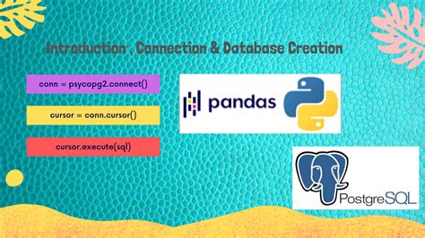 Pandas Dataframe To Postgresql Using Python Part 1 By Learner Cares