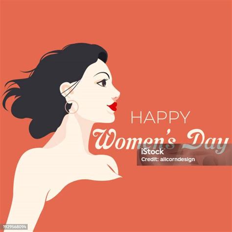 미니멀리스트 스타일 세계 여성의 날 리더십의 여성 여성 권한 부여 양성 평등 개념 다양한 연령 인종 및 직업을 가진 여성들의 군중 벡터 가로 배너입니다 3월에 대한 스톡