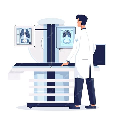 Flat Design Of Radiologist Concept Radiologist Radiology Doctor Png