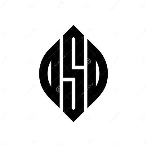 Osd Circle Letter Logo Design With Circle And Ellipse Shape Osd Ellipse Letters With