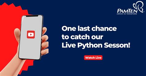 pamten inc on linkedin pamten youtubelive python pythonlearning